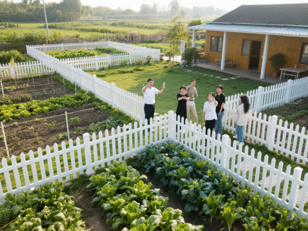 PVC Fencing Breathes New Life into Farmhouse Resorts - photovinylfence.com